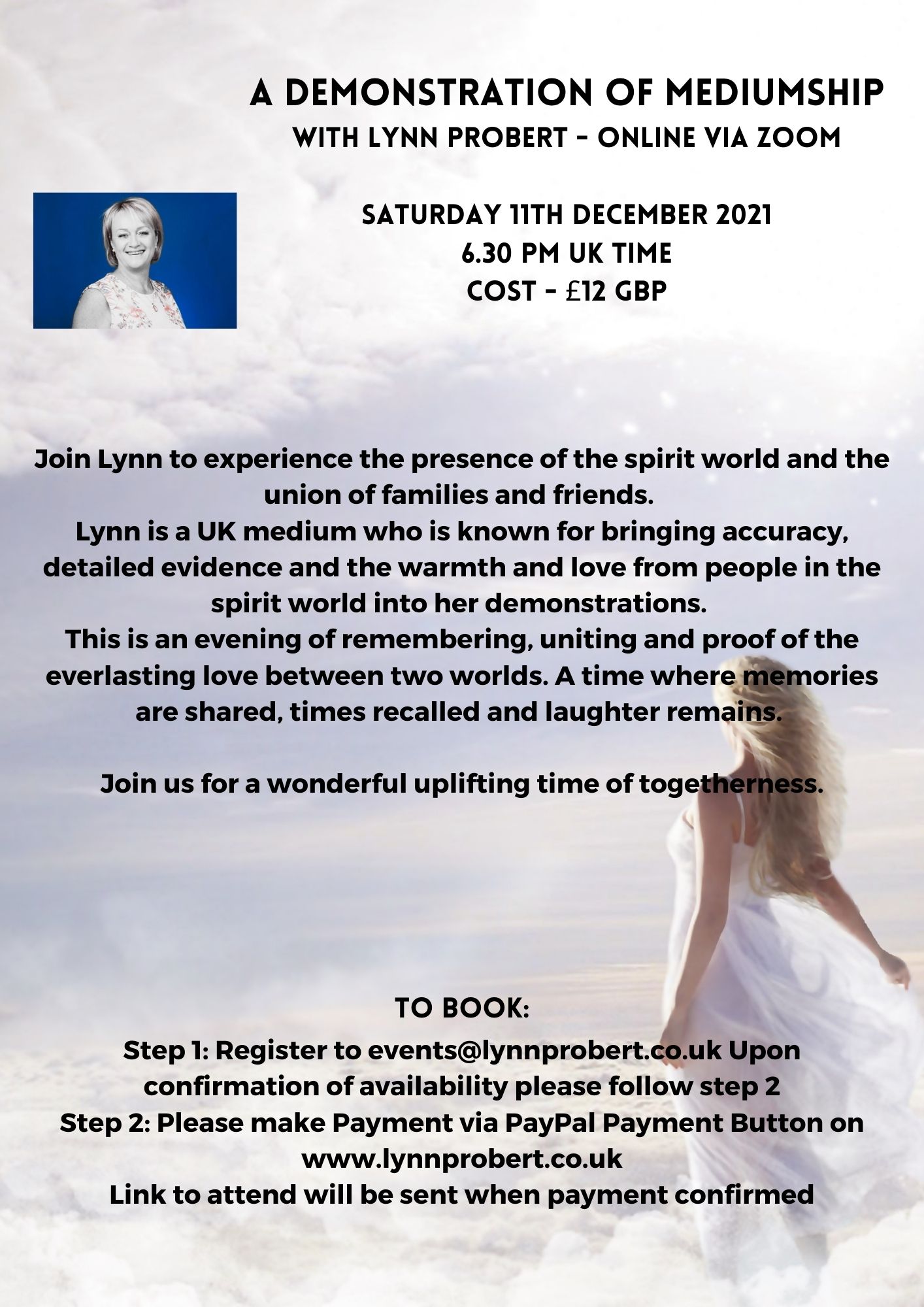 Demonstration of Mediumship ~ Online Via Zoom - Lynn Probert